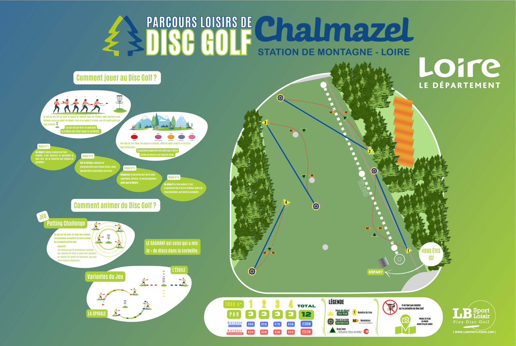 Parcours de Disc Golf – LB Sport Loisir